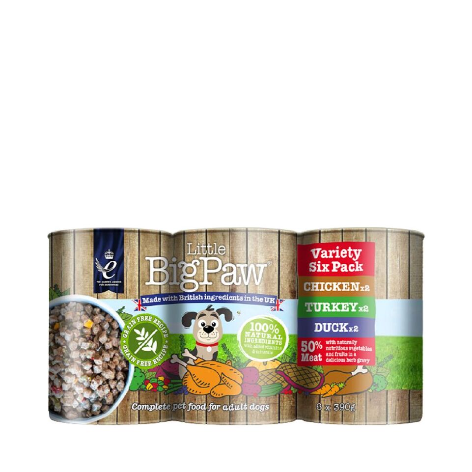 Osta Little BigPaw Variety Tins 6-pack koirallesi | Tinybuddy