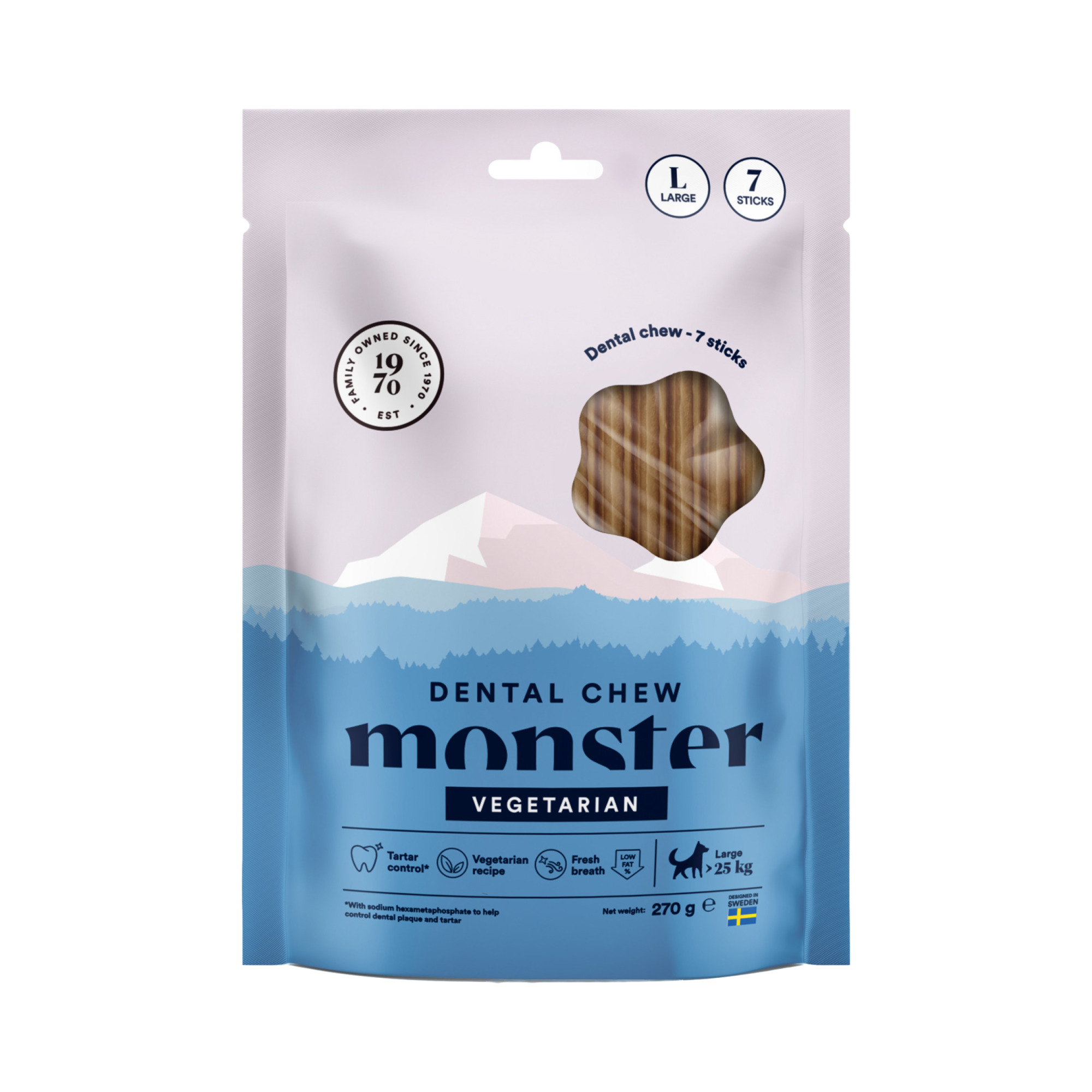 Osta Monster Dog Dental Chew Vegetarian Large koirallesi | Tinybuddy